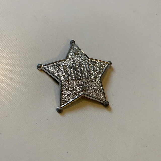 VINTAGE LONE STAR Sheriff Badge Die Cast Metal Pin Made In England £4. ...