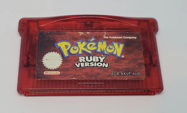 POKEMON RUBY VERSION - Nintendo Game Boy Advance - AUS Cart EUR 80,44 ...