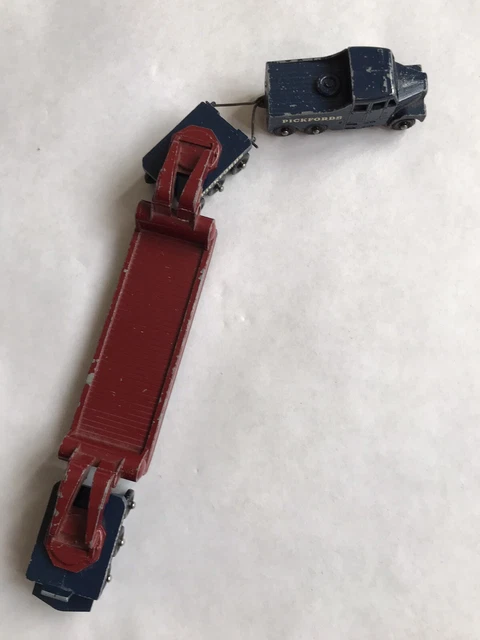 MATCHBOX LESNEY MAJOR Pack 6 Pickfords Crane Transporter & Scammel ...