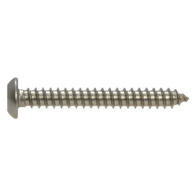 BUTTON POST TORX T15 Self Tapping 8g (4.2mm) Screw Security Stainless ...
