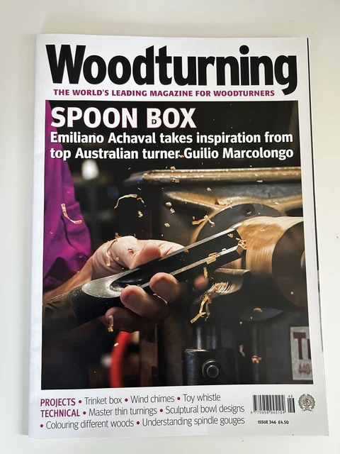 Woodturning Magazine Spoon Box Issue 346 July 2020 £350 Picclick Uk 