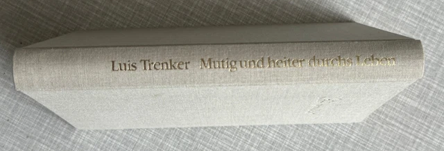 BUCH,SOFTCOVER SIGNIERT/AUTOGRAMM: LUIS Trenker - Mutig und heiter ...