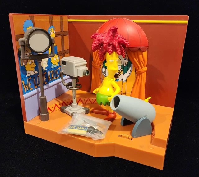 SIMPSONS KRUSTYLU STUDIOS with Sideshow Bob Bumblebee figure ...