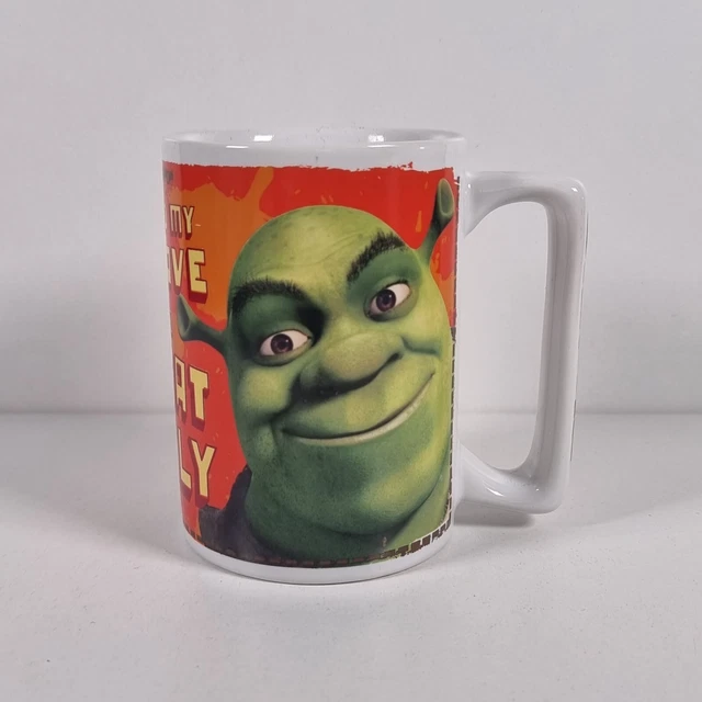 SHREK 2 LARGE Princess Fiona and Shrek Mug DreamWorks Animations £12.99 ...