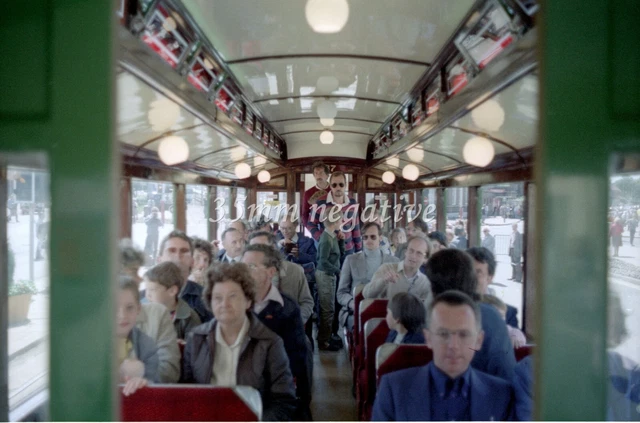 BLACKPOOL PANTOGRAPH TRAM 167 INTERIOR 1985 35mm NEGATIVE+COPYRIGHT. £2 ...