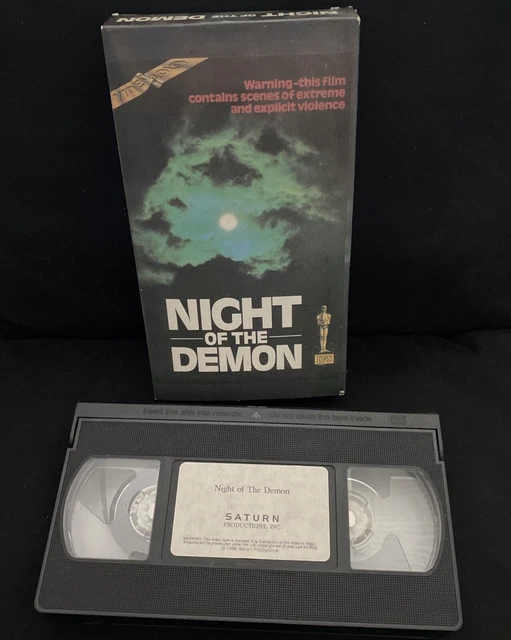 NIGHT OF THE Demon VHS Tape Horror RARE Bigfoot Saturn Productions 1980 ...