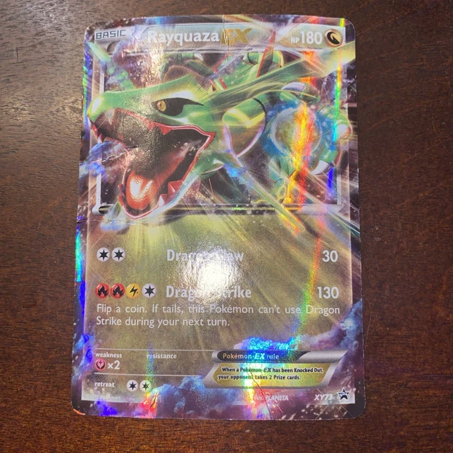 FREE S&H 🚢 Pokémon XY Black Star Promo -Rayquaza EX- XY73 Damaged £4.11 ...