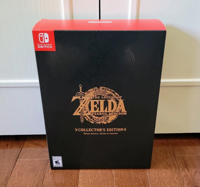 NINTENDO SWITCH LEGEND Zelda Tears of the Kingdom Collector's Edition ...