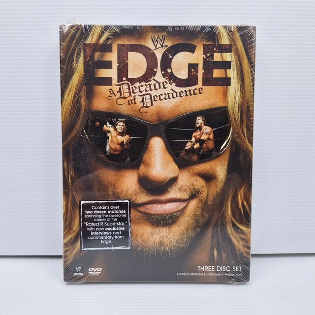 WWE EDGE A Decade of Decadence Box Set DVD 2006 Region 1 3 Discs $39.95 ...