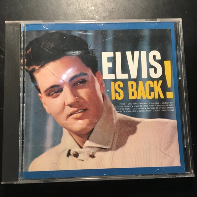 ELVIS PRESLEY - Elvis Is Back! - CD, Remastered, USA EUR 1,00 - PicClick FR