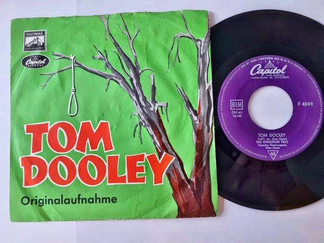 THE KINGSTON TRIO - Vinyle Tom Dooley 7'' Allemagne / INTRO PARLÉE EN ...