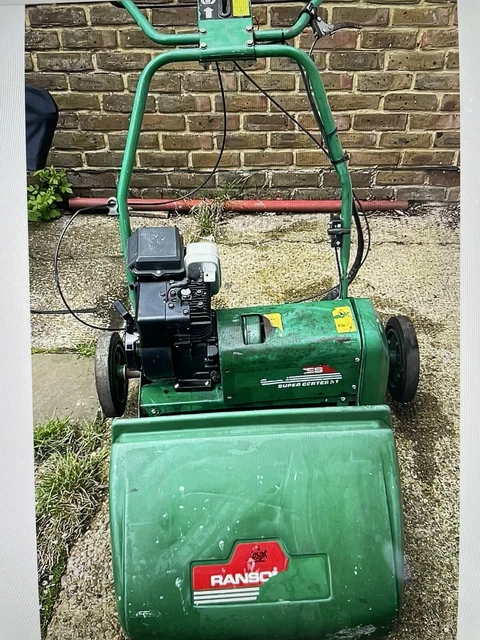 RANSOMES 51 SUPER Certes Cylinder Mower and grass box. £85.00 - PicClick UK