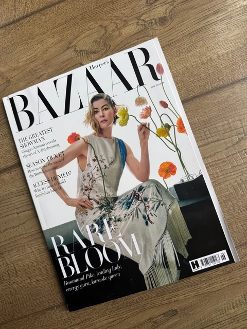 BRAND NEW HARPER'S Bazaar Magazine - UK - June 2025 - Rosamund Pike £4. ...