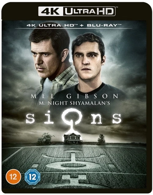 SIGNS 4K UHD Blu-Ray Mel Gibson Joaquin Phoenix 2002 New Sealed ...