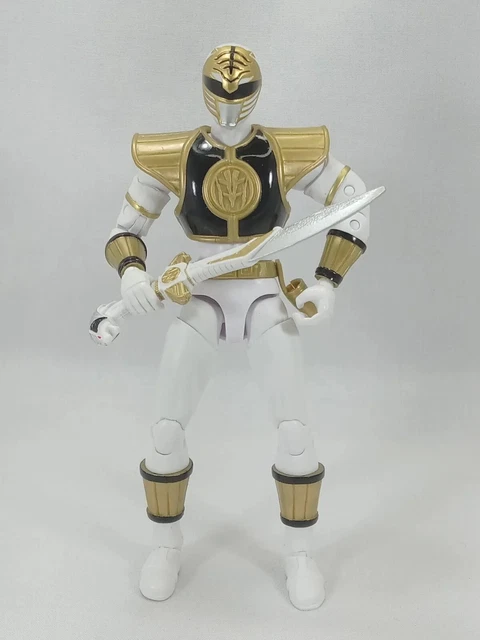MIGHTY MORPHIN POWER Rangers MMPR Legacy Tommy Oliver WHITE RANGER 6 ...