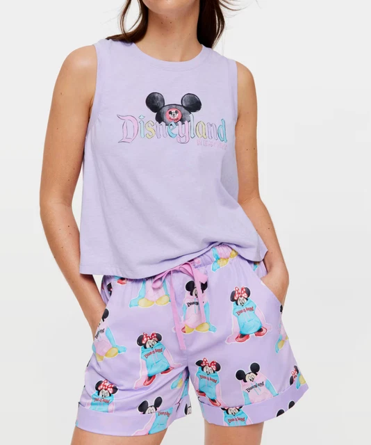 NEW PETER ALEXANDER Disney Mickey Minnie Mouse Lilac Pj Set Xl Rrp$129. ...