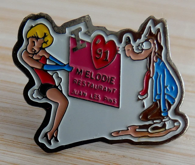 PIN'S BD DESIGN Tex Avery Le Loup Pin Up Red Restaurant Juan Les Pins £ ...