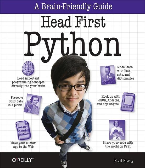 HEAD FIRST PYTHON: A Brain-Friendly Guide $10.87 - PicClick