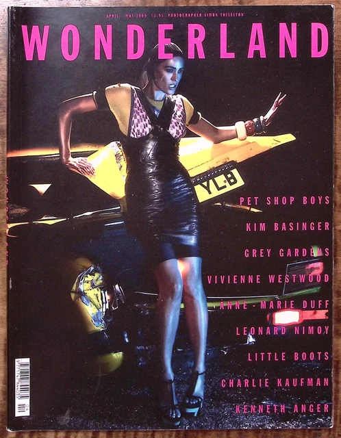 UK WONDERLAND MAGAZINE April 2009 Pet Shop Boys Kim Basinger Lots More ...