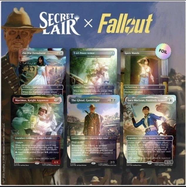 MTG FOIL SECRET Lair x Fallout®: Beyond Vault 33 Foil Edition Sealed ...