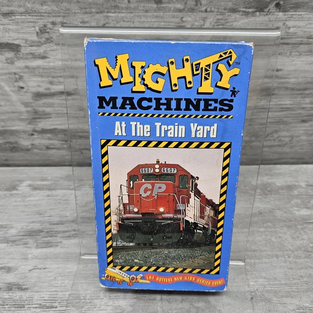 MIGHTY MACHINES: AT The Train Yard (VHS, 1994) $12.50 - PicClick CA