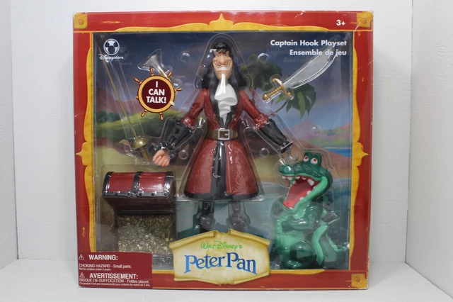 DISNEY STORE EXCLUSIVE Disney's Peter Pan Hook Talking 12” Playset New ...