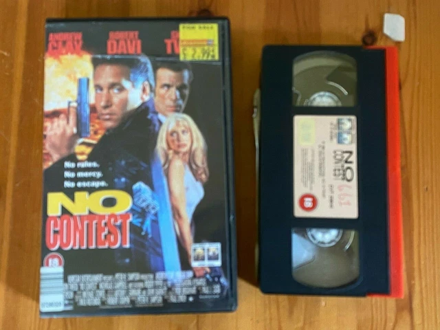 NO CONTEST ANDREW Clay Robert Davi Shannon Tweed BIG Case VHS Video EX ...