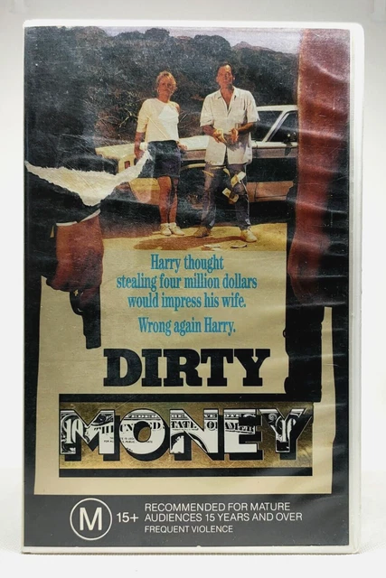 DIRTY MONEY/DRIVEN TO Kill VHS PAL Extremely Rare EX-RENTAL Big Box ...