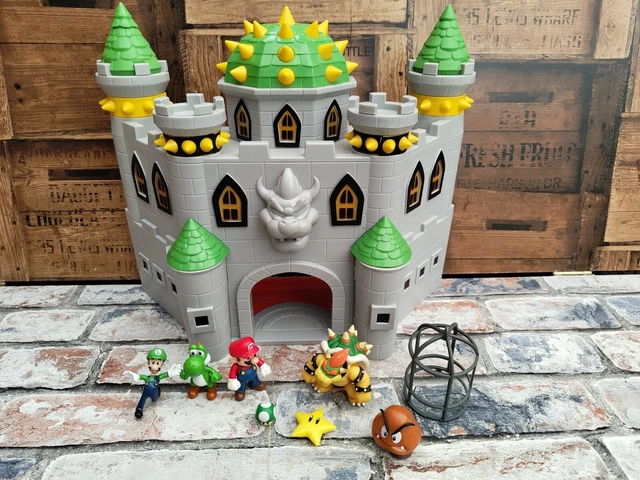 SUPER MARIO DELUXE Bowser’s Castle Playset with Figures £33.95 ...