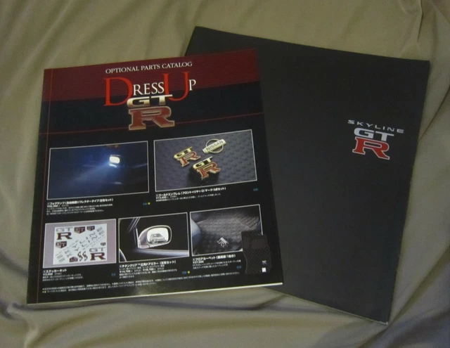NISSAN SKYLINE GT-R R34 Gtr Catalog +OPTIONAL PARTS Brochure JDM EUR 67 ...