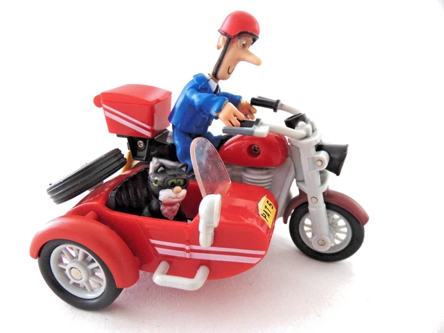 POSTMAN PAT AND Jess The Cat With Push Along Motorbike & Sidecar £17.21 ...