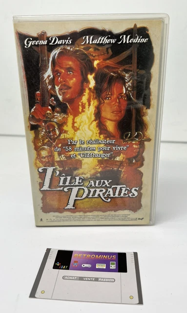 L'ILE AUX PIRATES Vhs Geena Davis Matthew Modine F. Langella R Harlin ...