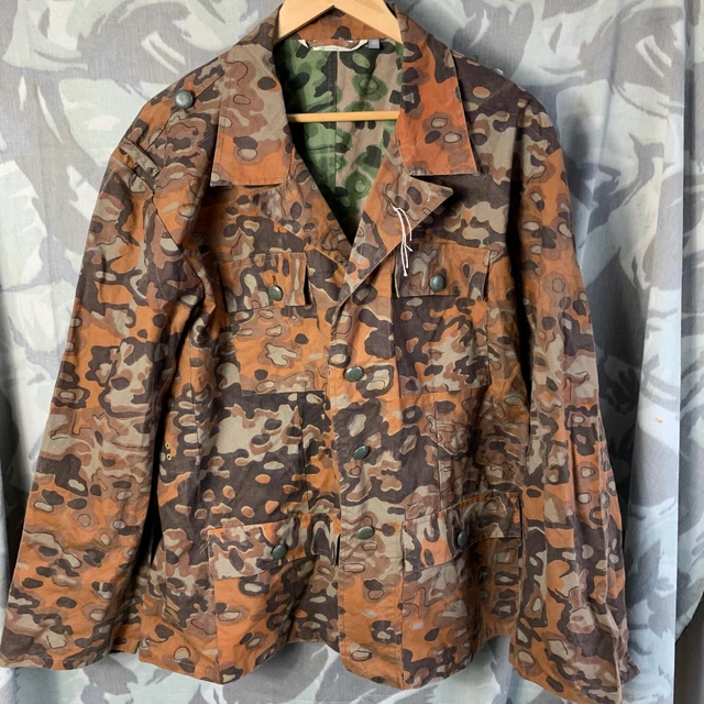 WW2 GERMAN ARMY Elite Spotty Camo Reversible Combat Smock Reproduciton ...