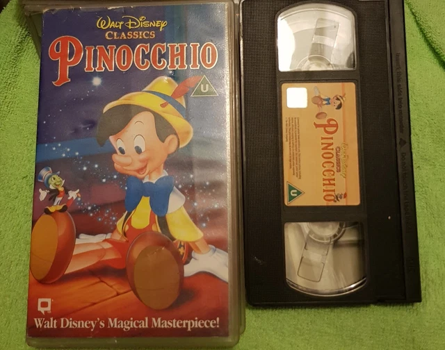 DISNEY PINOCCHIO VHS video £3.00 - PicClick UK