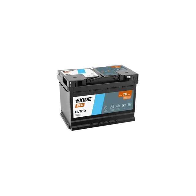 BATTERIE EFB EXIDE El700 12V 70Ah 760A EUR 122,00 - PicClick FR