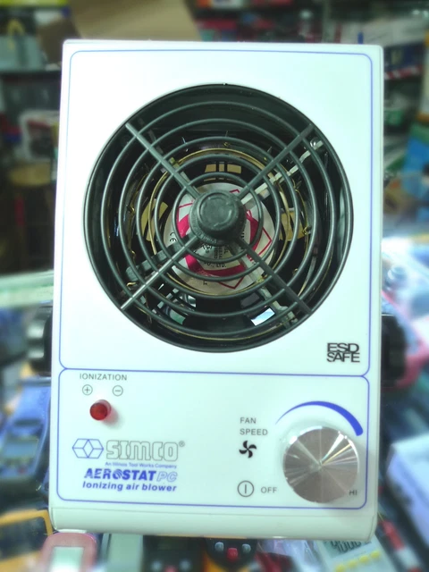 SIMCO AEROSTAT PC Ionizing Air Blower Fan Ion Anti-Static 220V AC Ship ...
