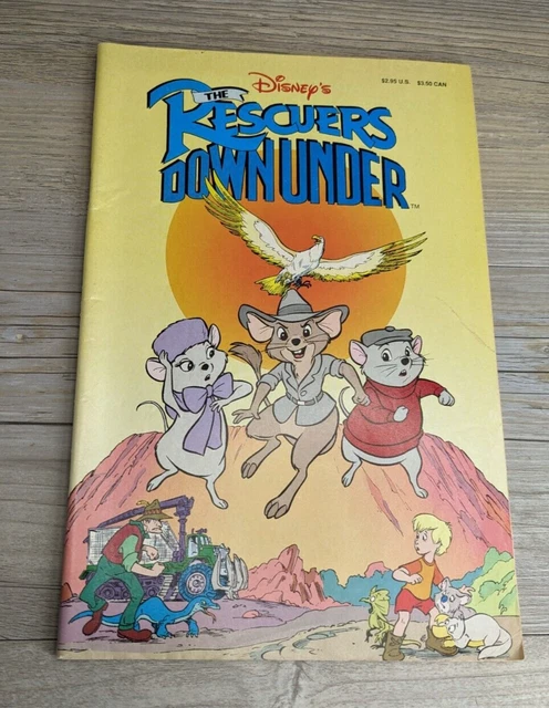 COMIC DISNEY'S THE Rescuers Down Under Walt Disney Publications 1990 ...
