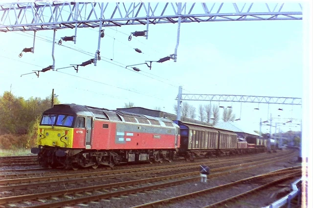 35MM RAILWAY COLOUR Negative Class 47 739 at Longport £1.95 - PicClick UK