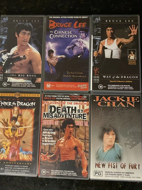 SIX PACK OF Bruce Lee. Vhs. £12.32 - PicClick UK