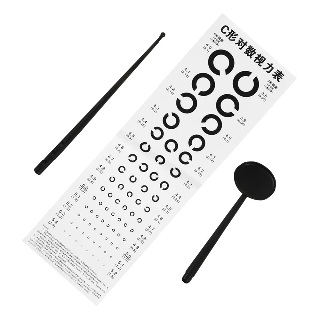 EYE VISION TEST Chart Vision Chart Snellen Eye Chart £7.58 - PicClick UK