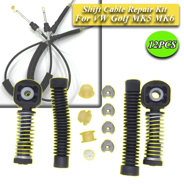 GEAR SHIFT SELECTOR Lever Linkage Cable Connect Rod Bushing For VW Golf ...