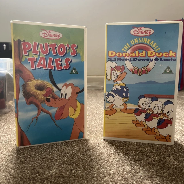 DISNEY VHS BUNDLE The Unsinkable Donald Duck & Pluto’s Tales £5.49 ...