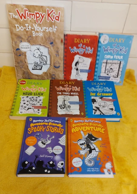 DIARY OF A Wimpy Kid By Jeff Kinney, bundle of 8 Books £8.99 - PicClick UK
