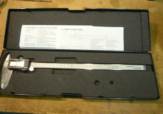 12& DIGITAL CALIPER in original box , packing and instructions £10.00 ...