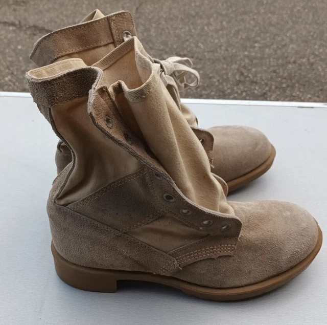 BRITISH ARMY 1ST Pattern Gulf War Desert Patrol Boots, Size 7 L, Unworn ...