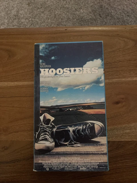 HOOSIERS VHS 1986 GENE Hackman Dennis Hopper Barbara Hershey Basketball ...