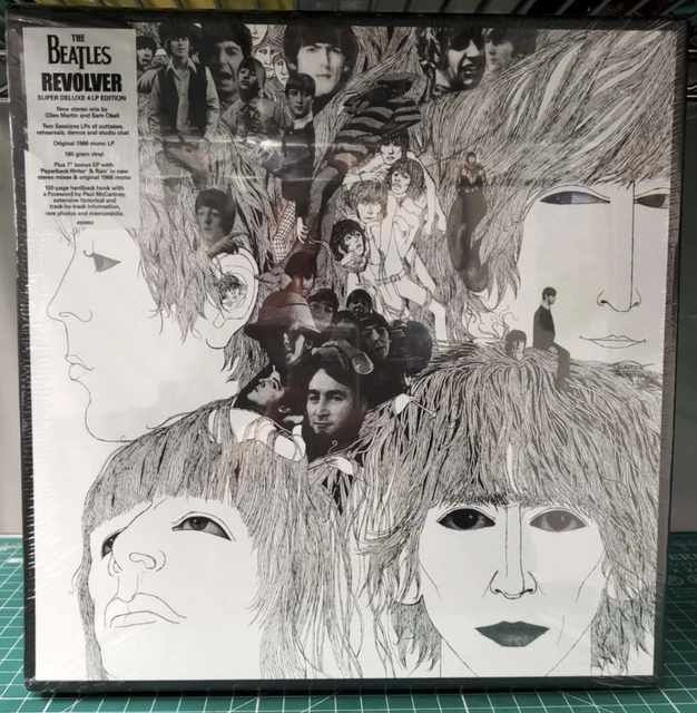 THE BEATLES - Revolver Super Deluxe Vinyl Box Set 4 LP + 7” & Book ...