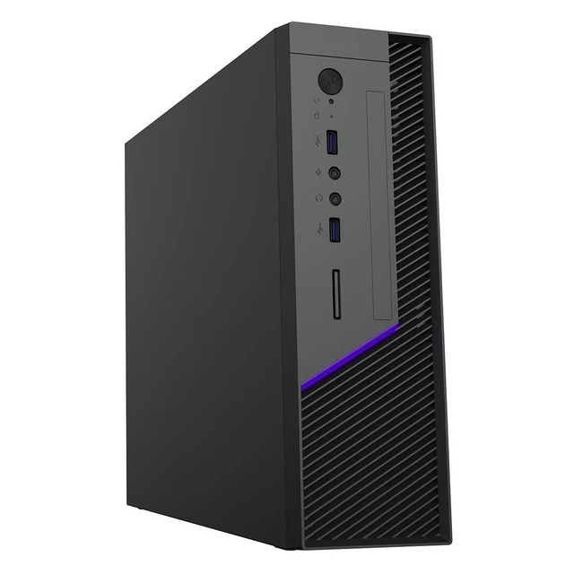 CIT MTX-008B SLIM Mini-ITX Desktop/Tower PC Case With 300W TFX 80+ PSU ...