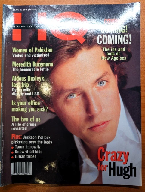 HQ MAGAZINE SEP/OCT 1994 Hugh Grant Vintage Australian Publication $16. ...