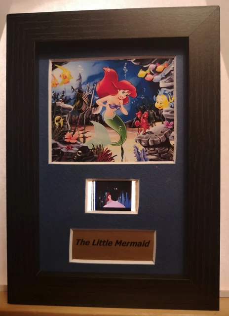 THE LITTLE MERMAID 6" x 4" Genuine 35mm Film Cell Display Framed ...